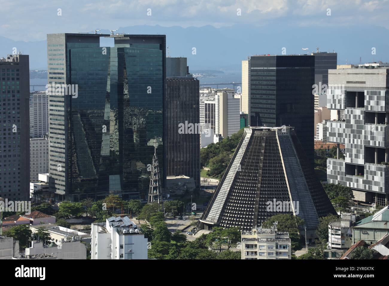 Central Rio de Janeiro and the Rio de Janeiro Cathedral (Catedral ...
