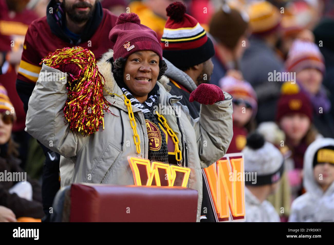 Washington commanders fans hi-res stock photography and images - Alamy