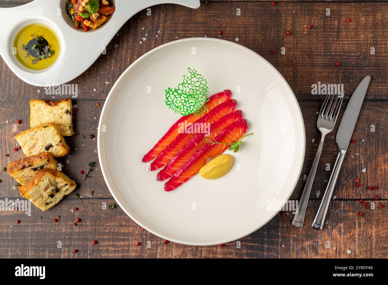 Beetroot Cured Salmon from Scandinavian cuisine, salted salmon beetroot ...