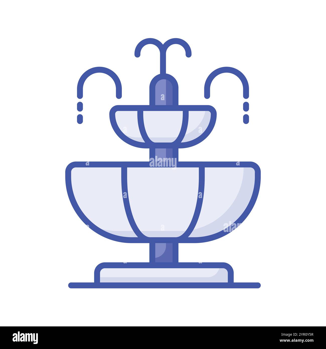 Building a waterfall garden Stock Vector Images - Alamy