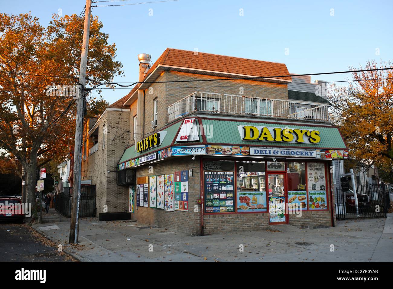 A deli in the Ridgewood neighborhood of Queens, New York City Stock ...