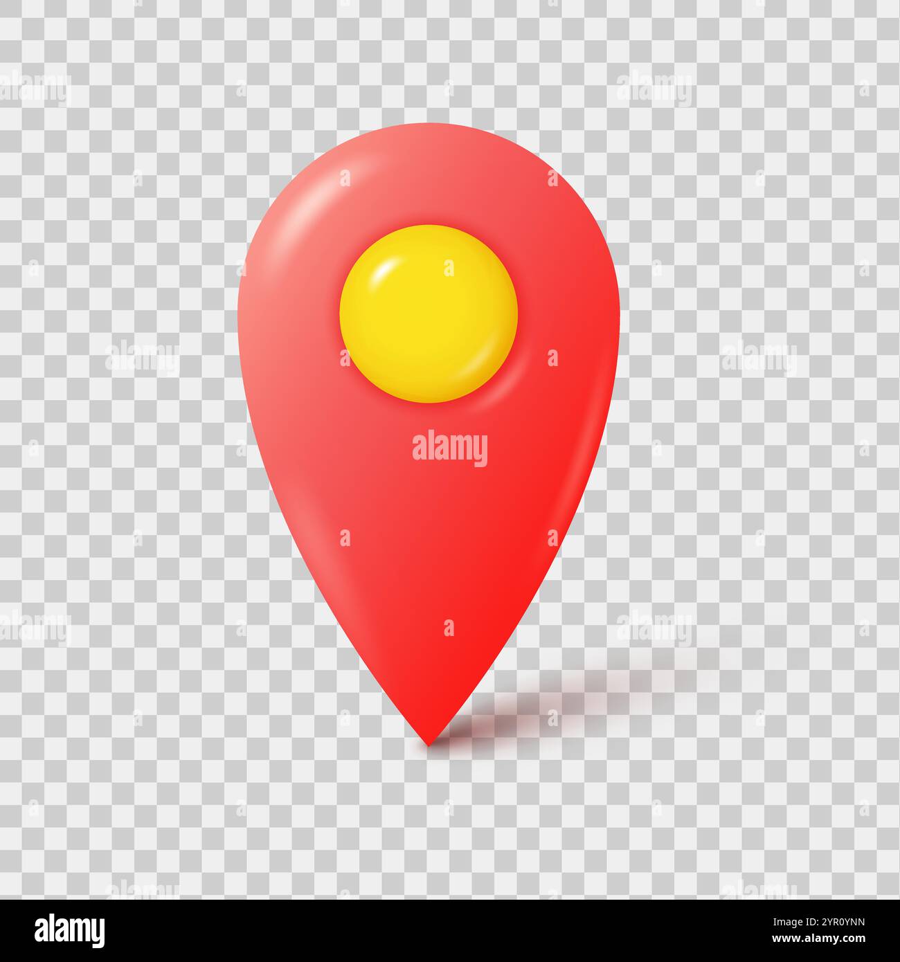 3d realistic location pin Stock Vector Image & Art - Alamy