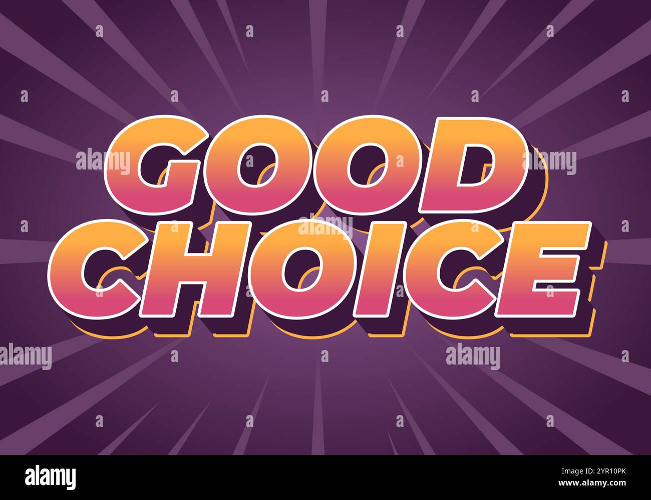Good choice. Text effect design with bold fonts for social media ...
