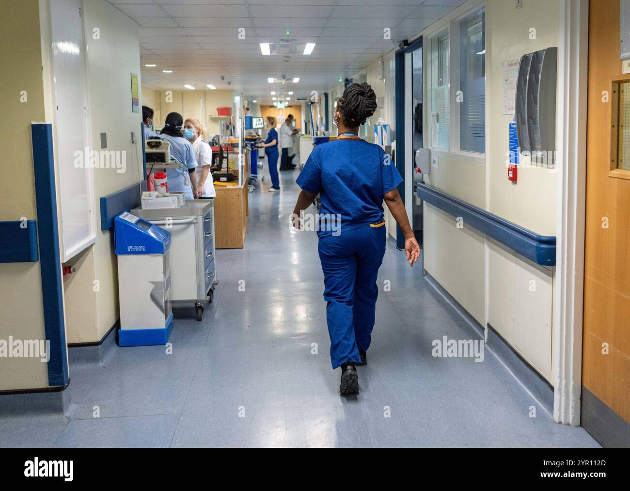 File photo dated 18/01/23 of a general view of staff on a NHS hospital ward. Top nurses have ...