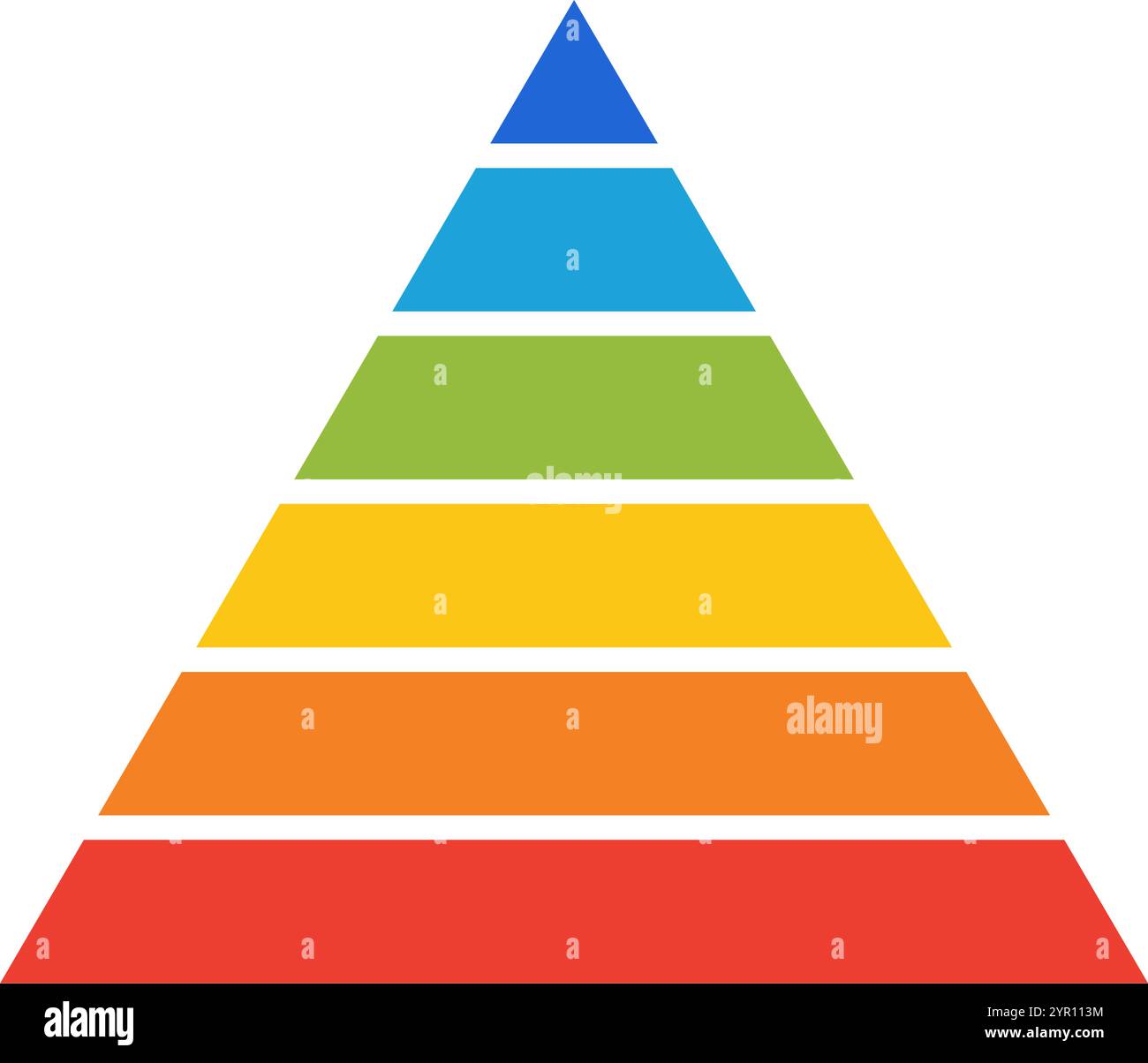 Levels of triangular pyramid. Triangle pyramid chart. Maslow layer ...