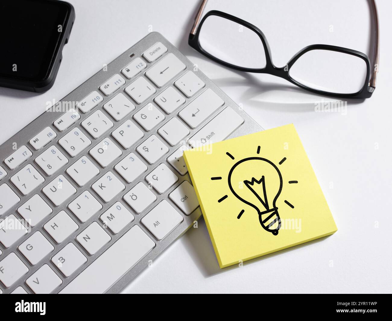 To generate and develop creative ideas. Ideas and creativity. Light ...