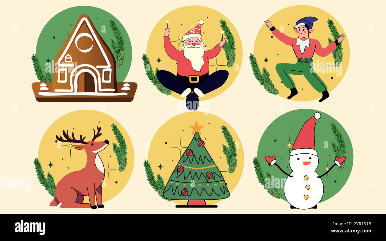 Elf circles Stock Vector Images - Alamy