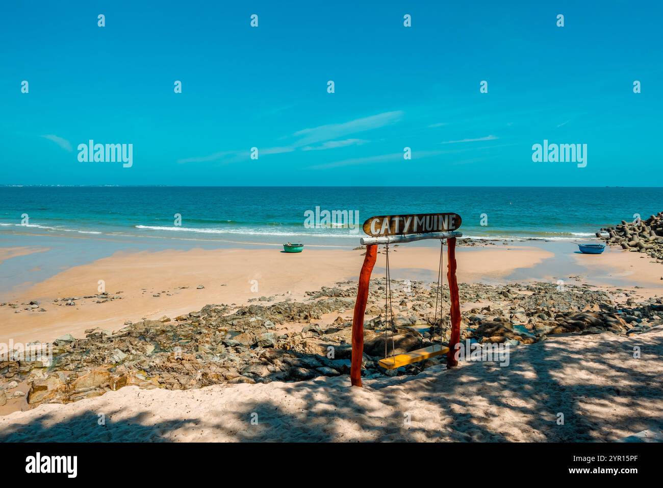 Mui Ne, Vietnam - October 7, 2024 - a beach area in the resort town of ...