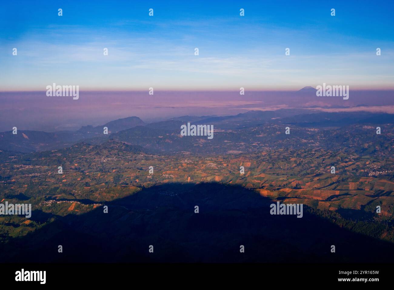 Beautiful Landscape from Top of Mount Bismo, Wonosobo, Indonesia Stock ...