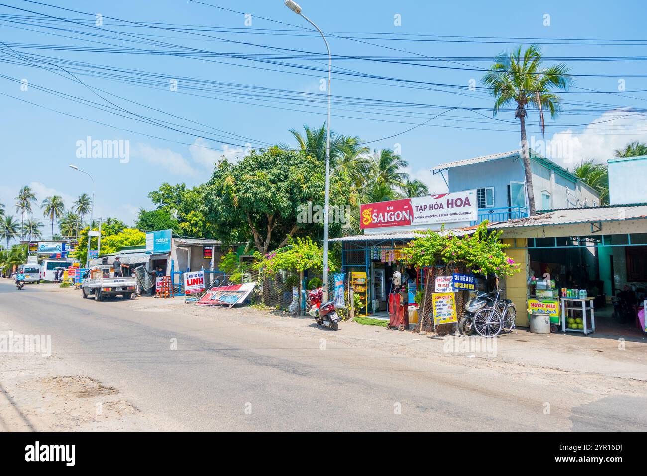 Mui Ne, Vietnam - October 7, 2024 - streets in the resort town of Mui ...