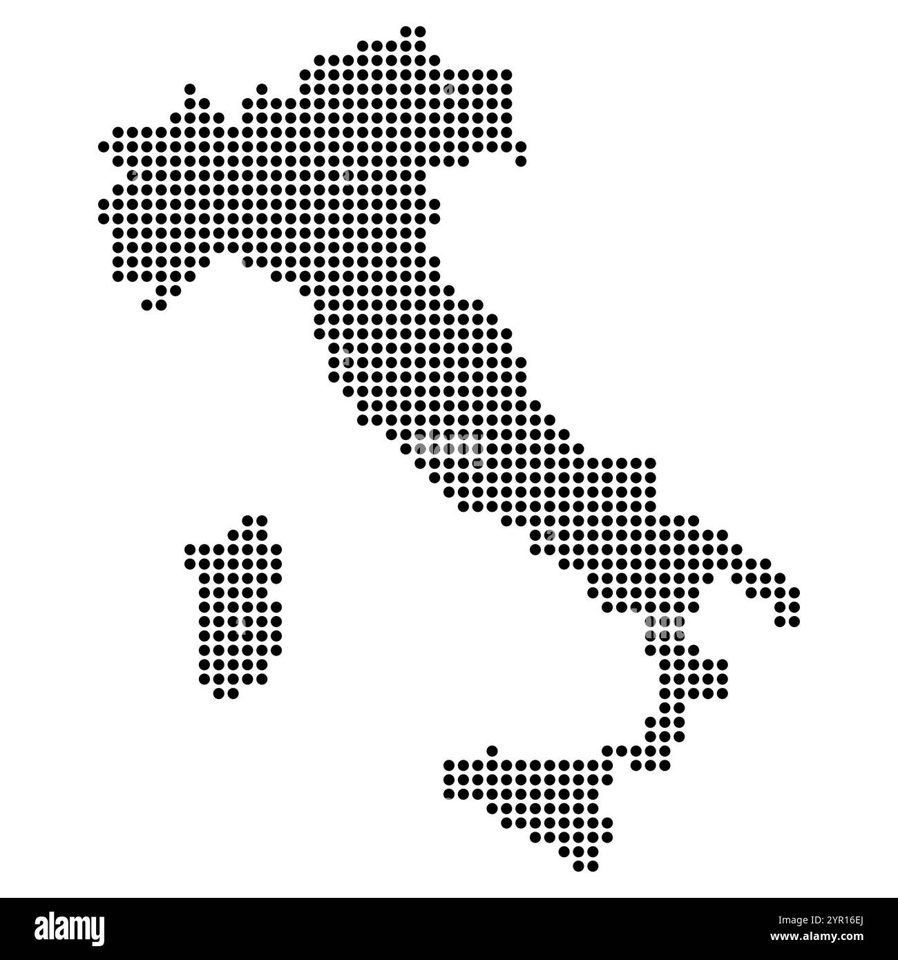 Italy map symbol shape, travel web flat concept icon web vector ...