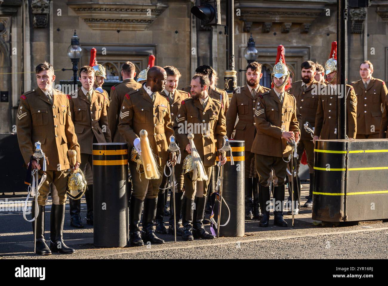 London, UK. Members of the Blues and Royals - Household Cavalry ...