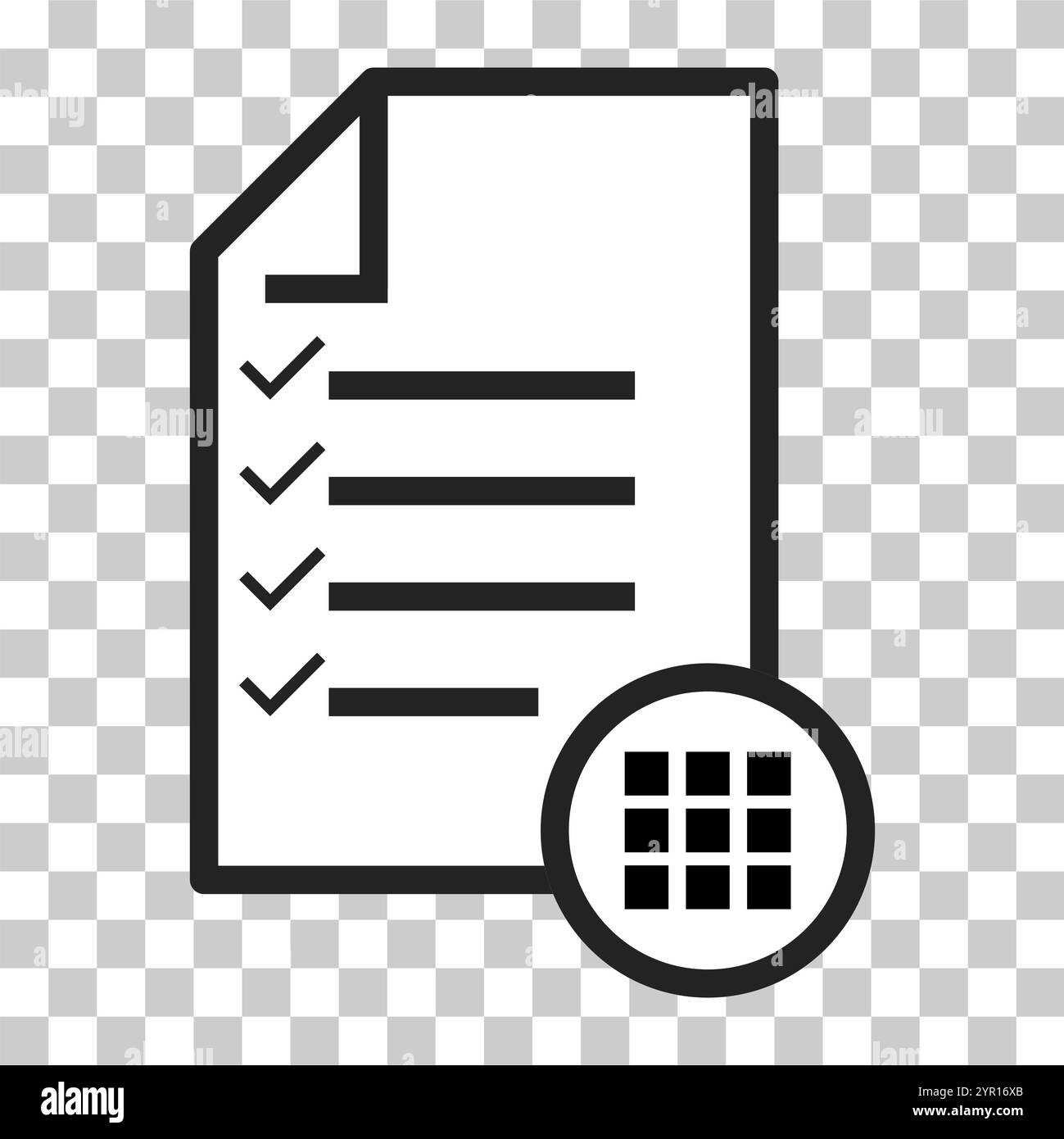 In compliance icon sign, company passed inspection symbol, complete ...