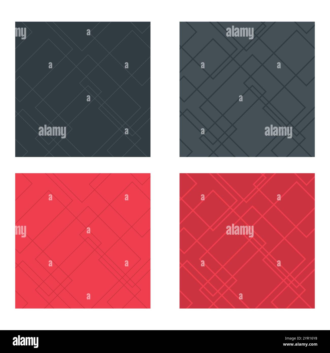 Set of Square geometric shape pattern. Abstract thin decor cover background, vector illustration ...