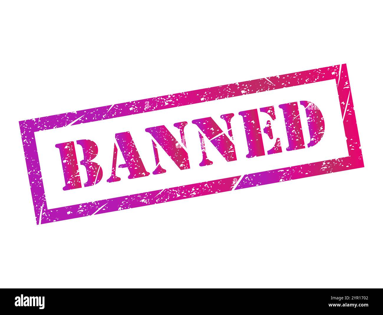 Banned stamp symbol, label sticker sign button, text banner vector ...