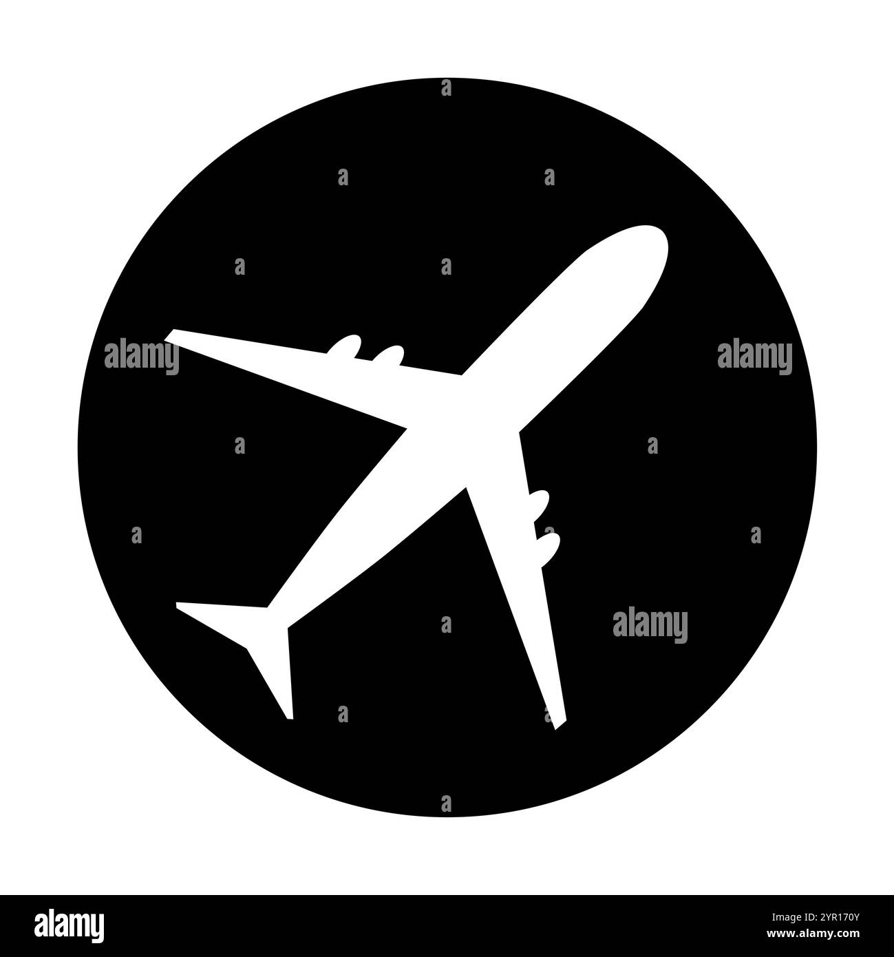 Airplane travel symbol, plane design shape icon, aeroplane fly vector ...