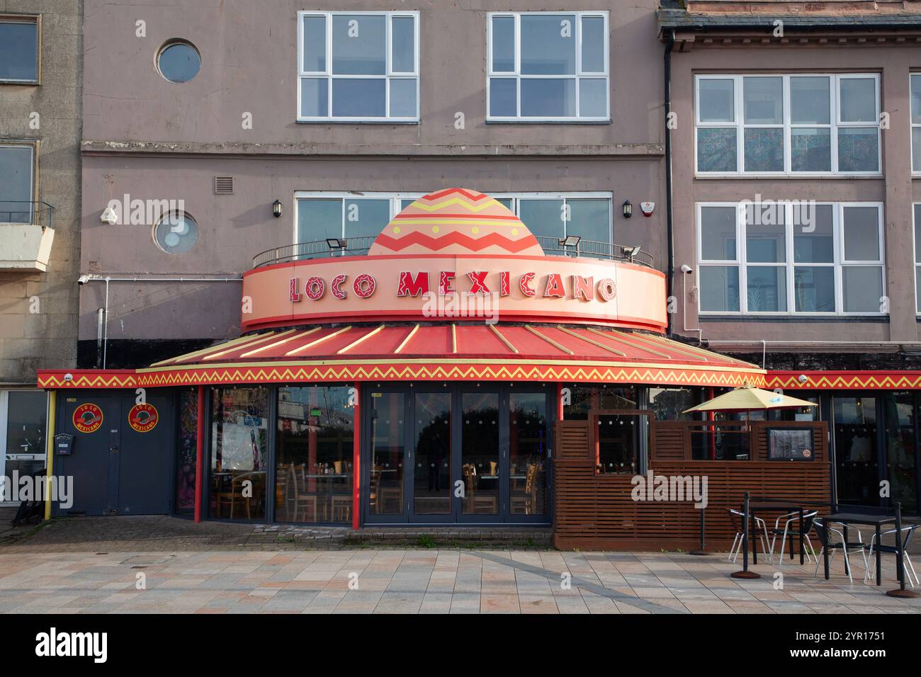 Loco Mexicano, Mexican restaurant, in Weston Super Mare, Somerset Stock ...