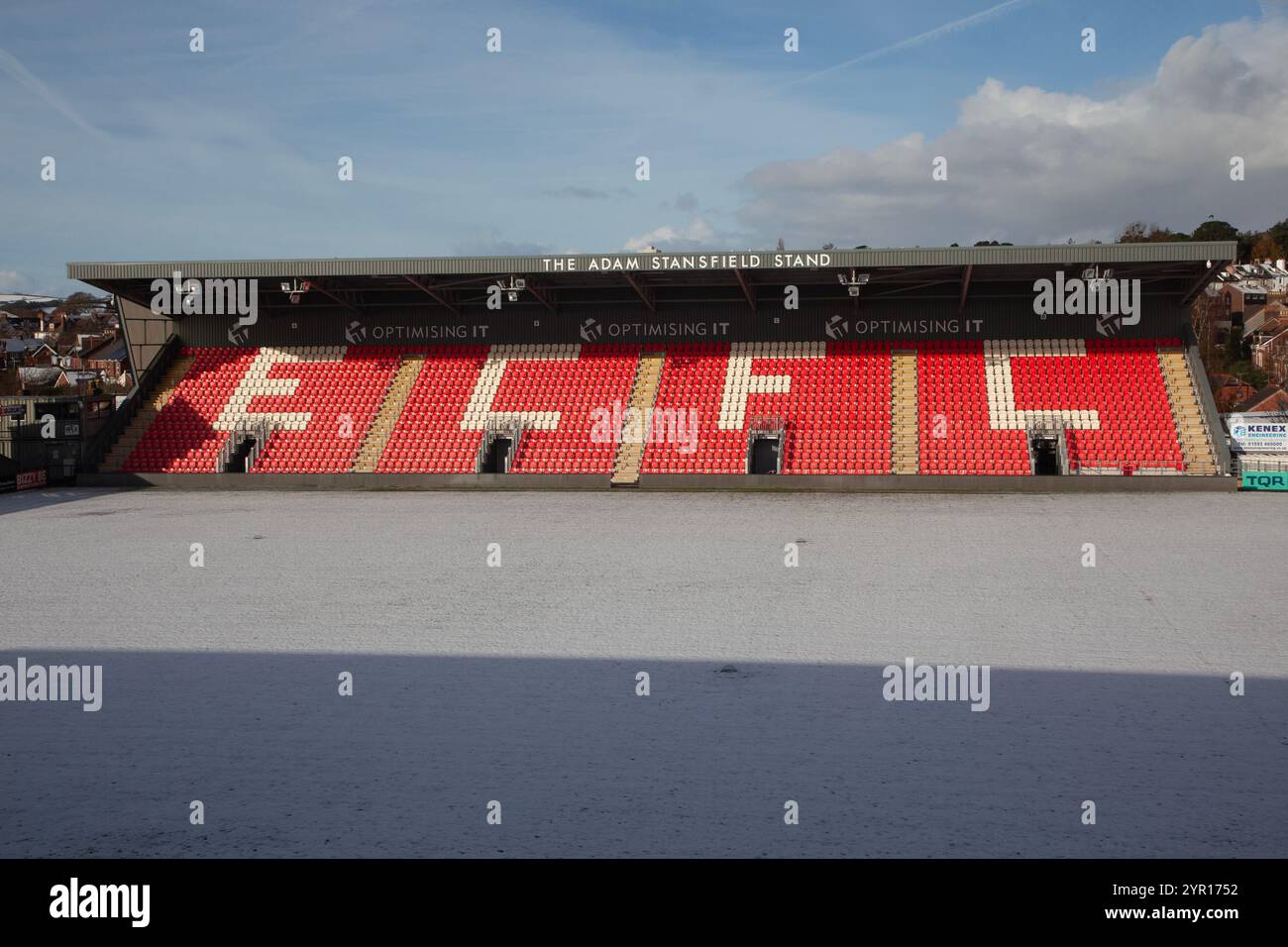 Exeter City FC stadium St James park Stock Photo - Alamy