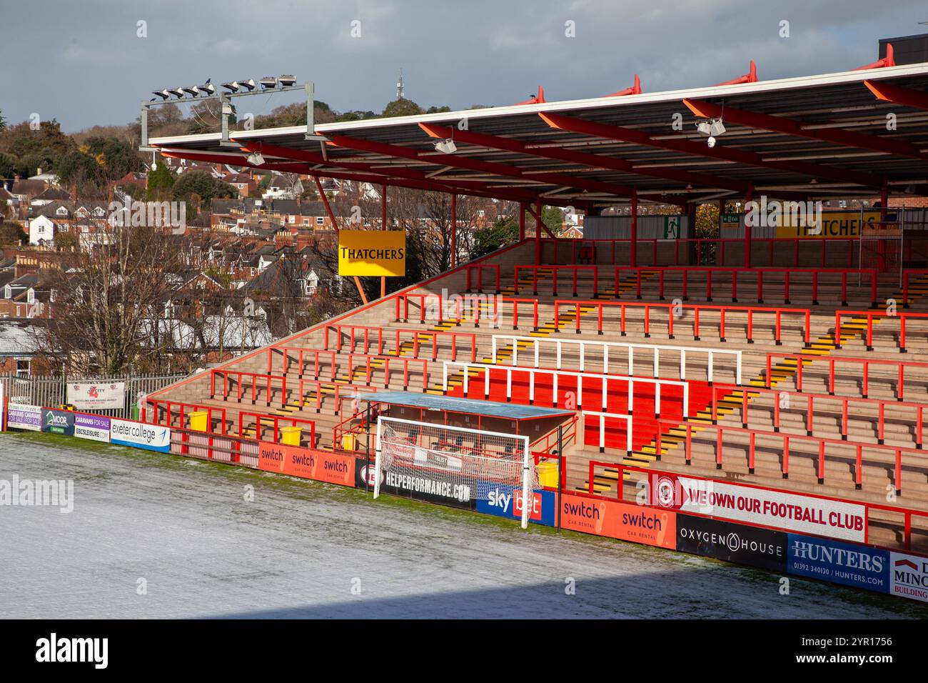 Exeter City FC stadium St James park Stock Photo - Alamy