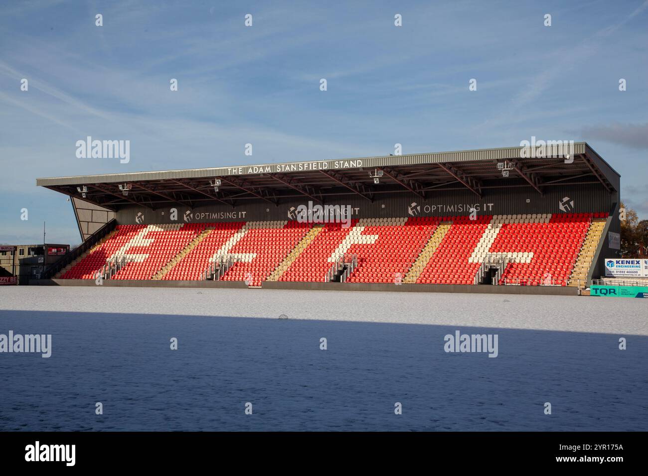Exeter City FC stadium St James park Stock Photo - Alamy