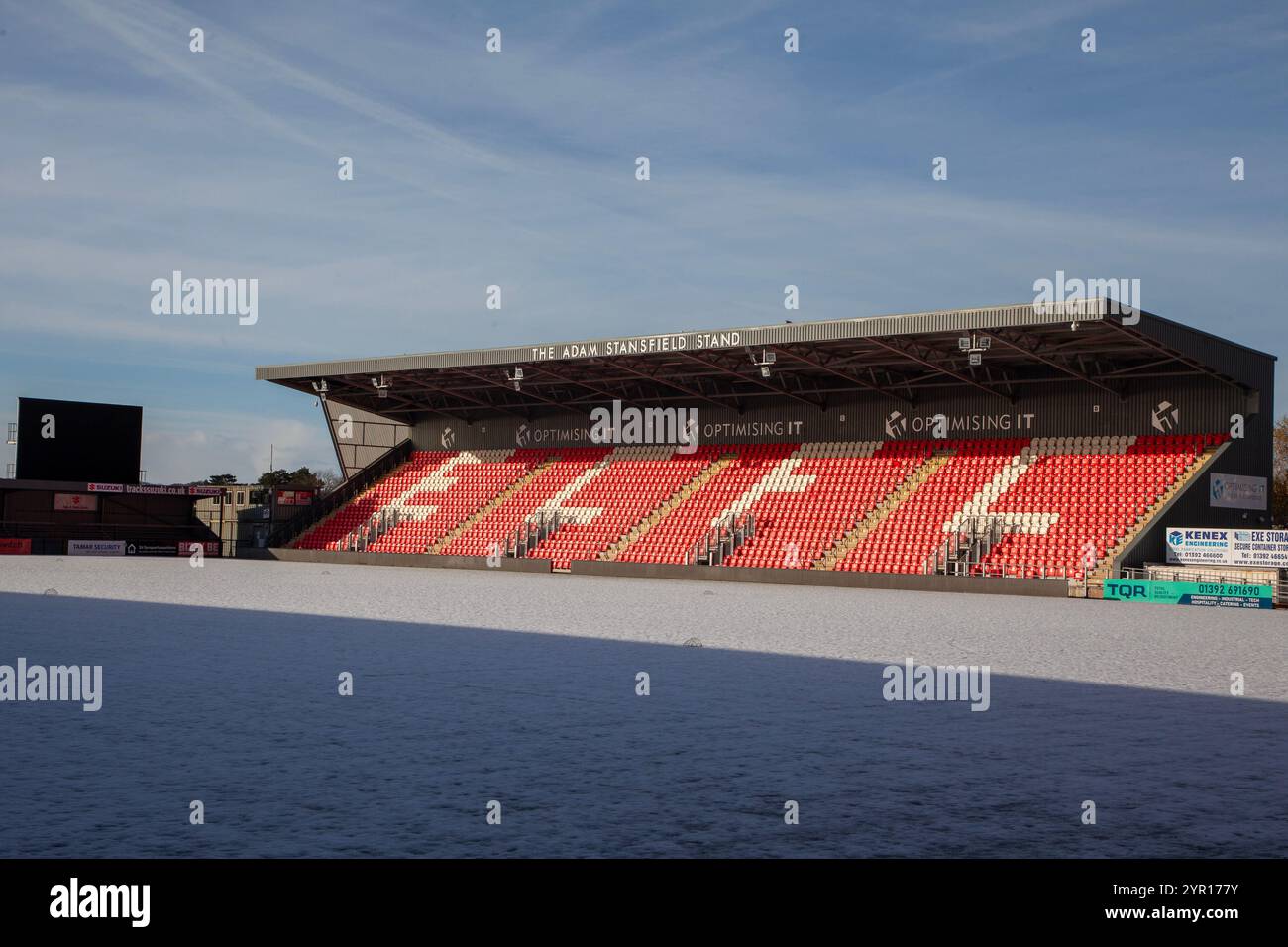 Exeter City FC stadium St James park Stock Photo - Alamy