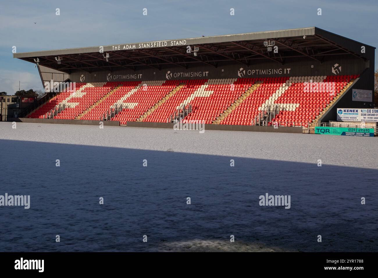 Exeter City FC stadium St James park Stock Photo - Alamy