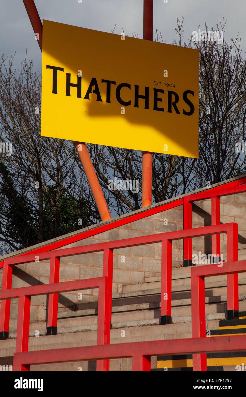 Exeter City FC stadium St James park Stock Photo - Alamy