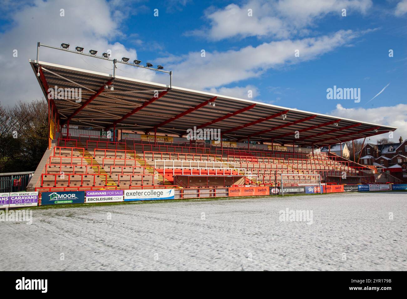 Exeter City FC stadium St James park Stock Photo - Alamy