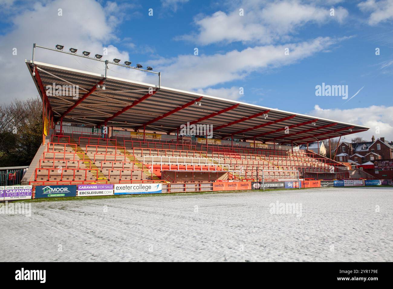 Exeter City FC stadium St James park Stock Photo - Alamy