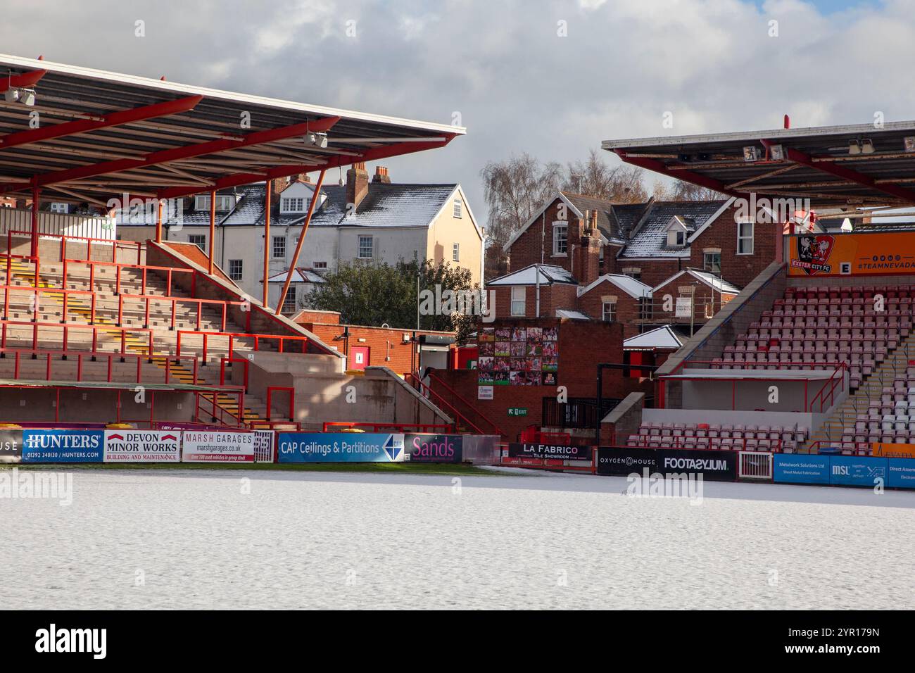 Exeter City FC stadium St James park Stock Photo - Alamy