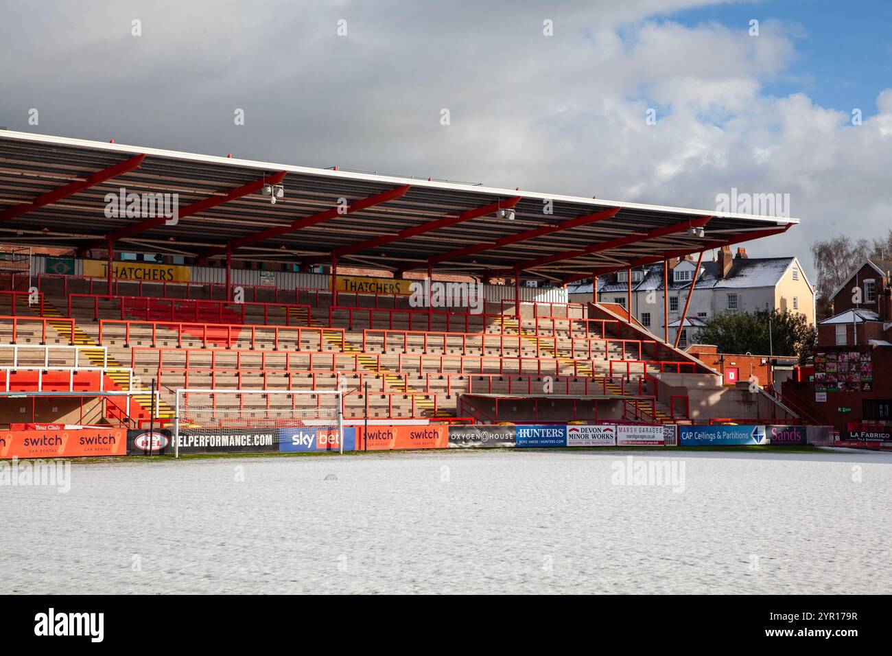 Exeter City FC stadium St James park Stock Photo - Alamy