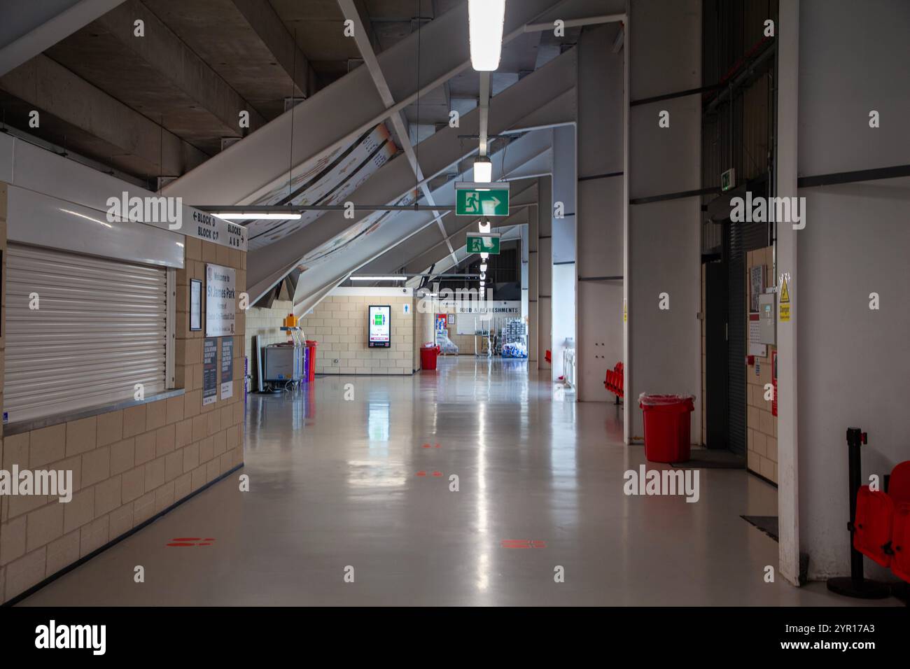 Exeter City FC stadium St James park Stock Photo - Alamy
