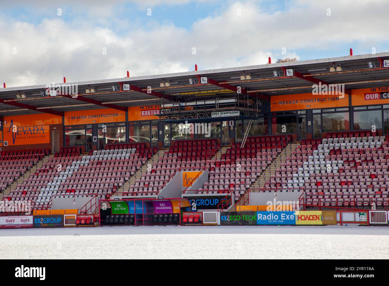 Exeter City FC stadium St James park Stock Photo - Alamy