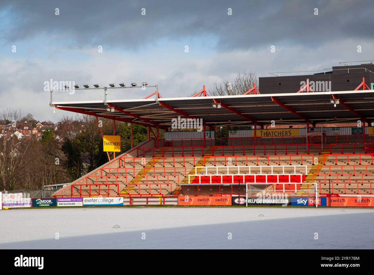 Exeter City FC stadium St James park Stock Photo - Alamy