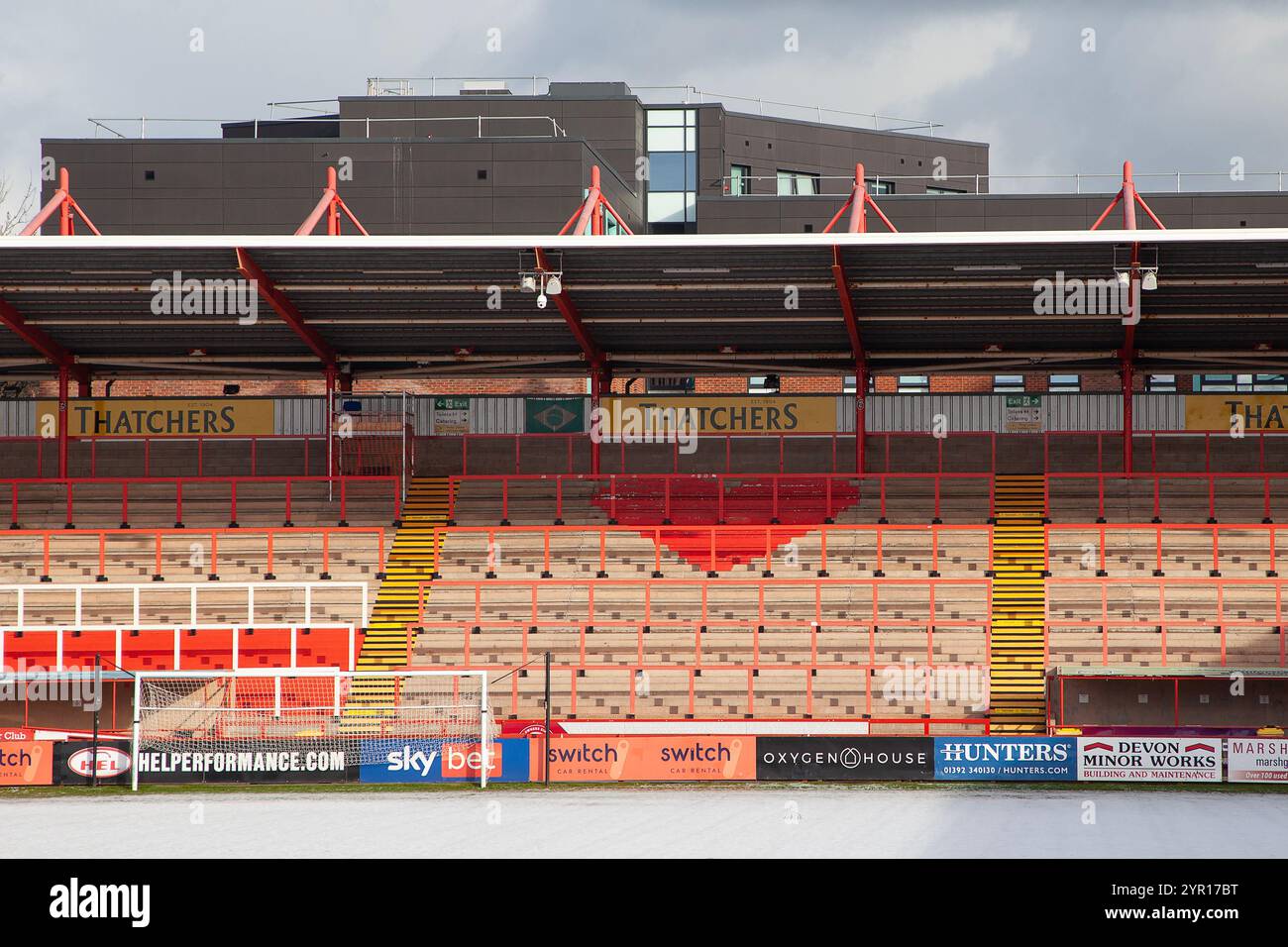 Exeter City FC stadium St James park Stock Photo - Alamy