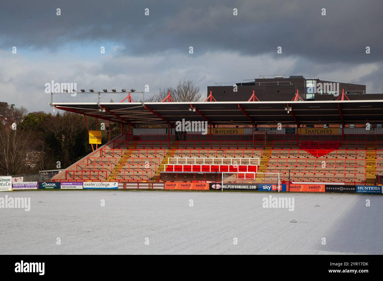 Exeter City FC stadium St James park Stock Photo - Alamy