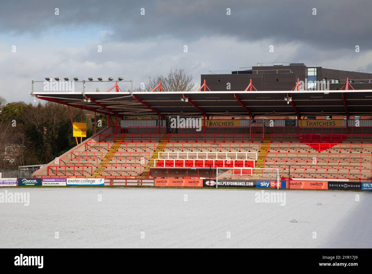 Exeter City FC stadium St James park Stock Photo - Alamy
