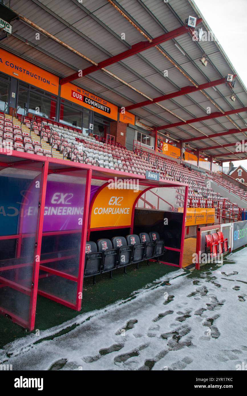 Exeter City FC stadium St James park Stock Photo - Alamy
