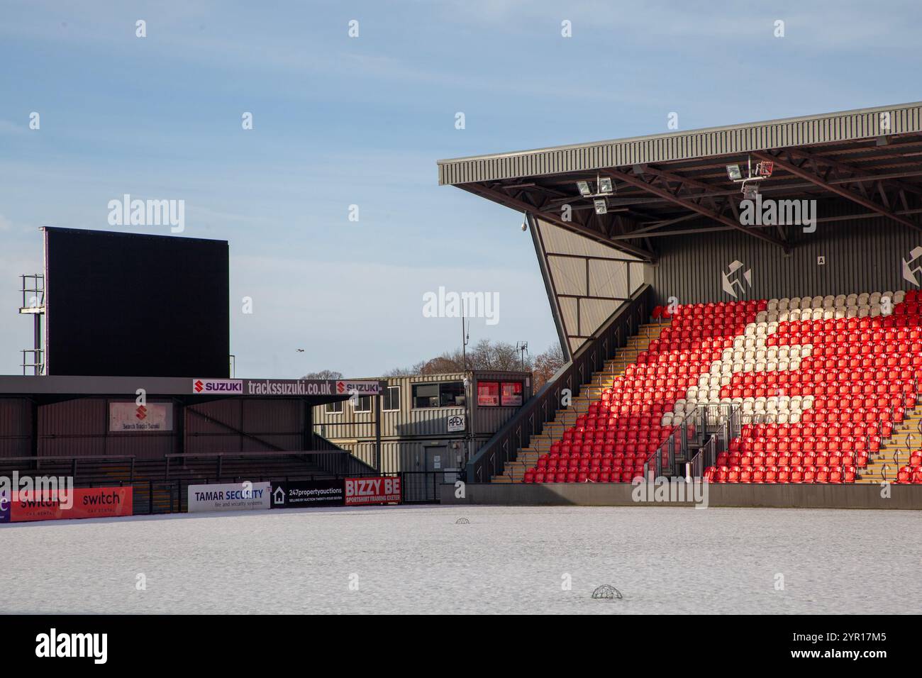 Exeter City FC stadium St James park Stock Photo - Alamy