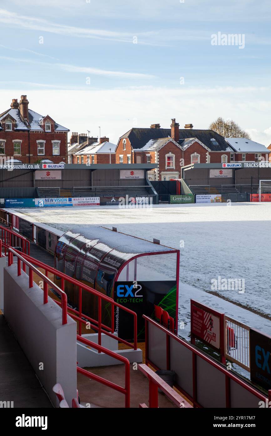 Exeter City FC stadium St James park Stock Photo - Alamy