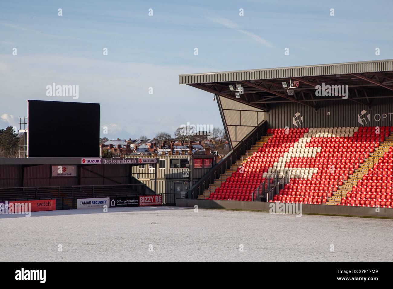Exeter City FC stadium St James park Stock Photo - Alamy