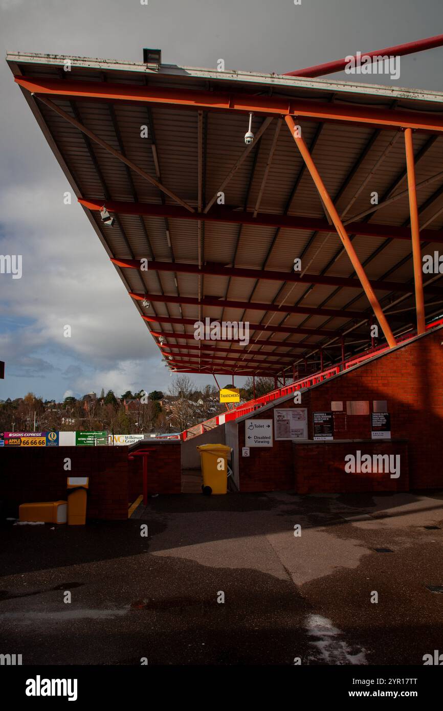 Exeter City FC stadium St James park Stock Photo - Alamy