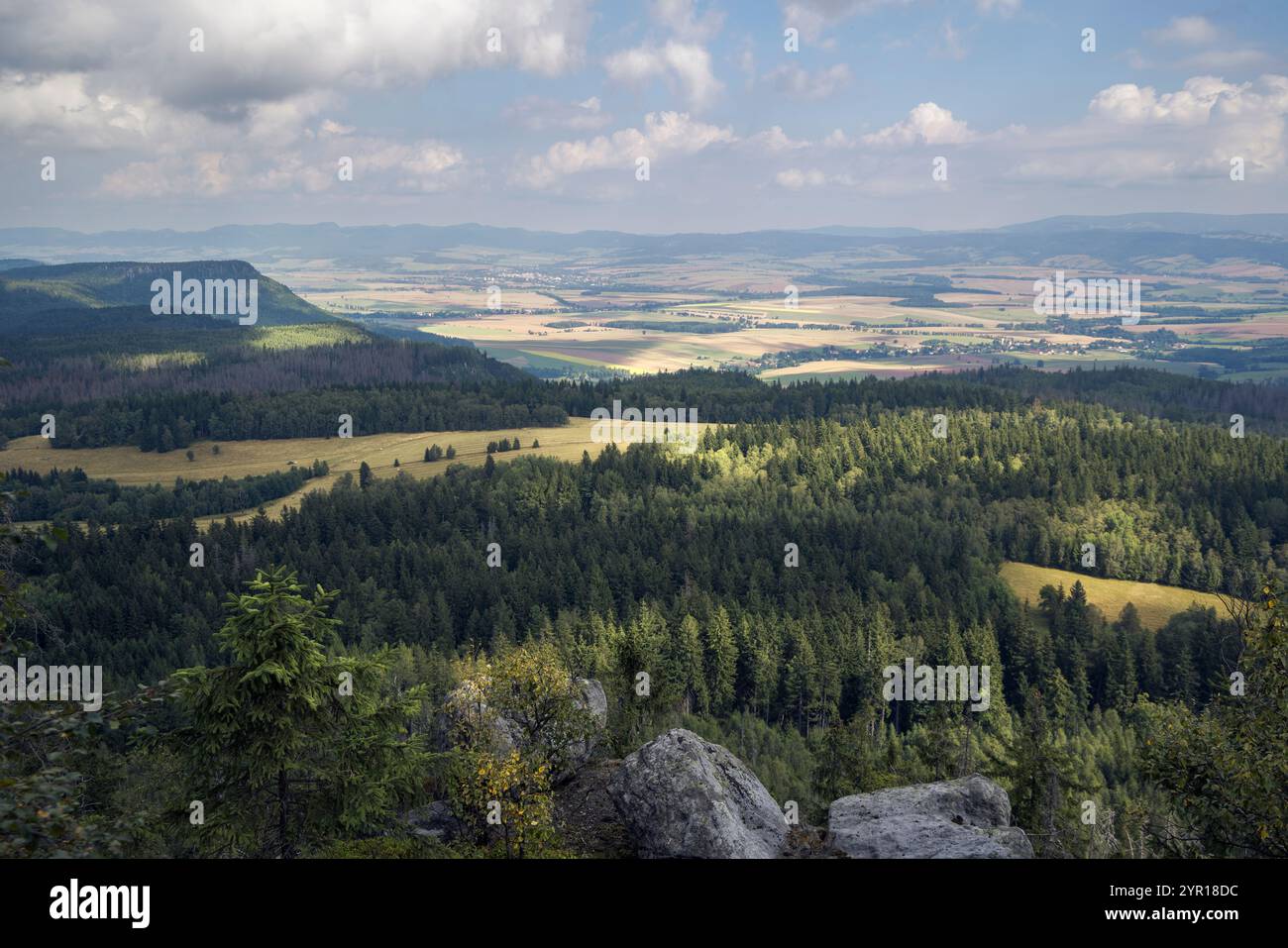 Rolling hills and vibrant forests stretch across Lower Silesia ...