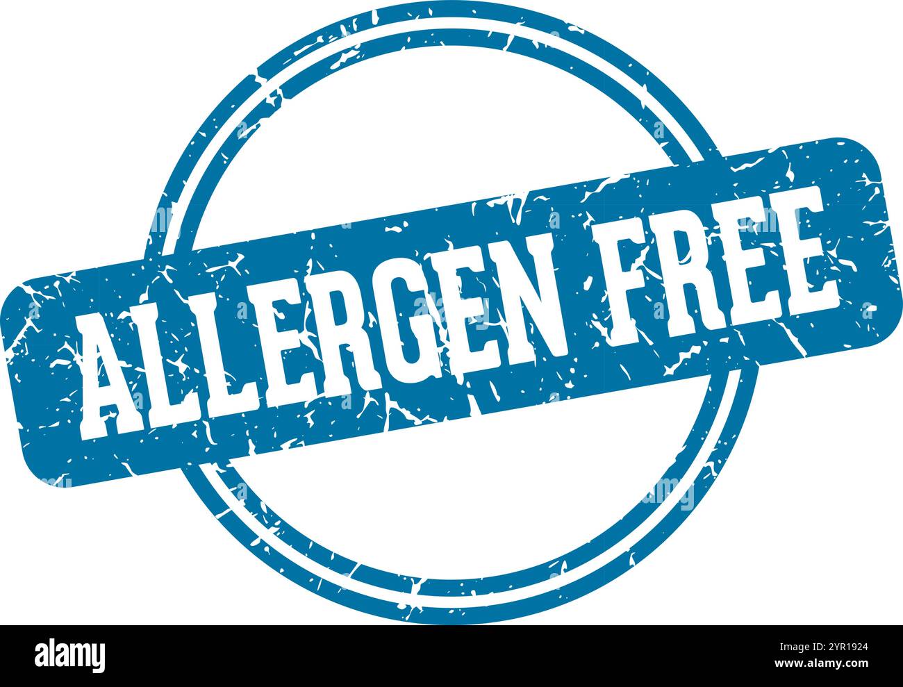 allergen free round stamp isolated on transparent background. allergen ...