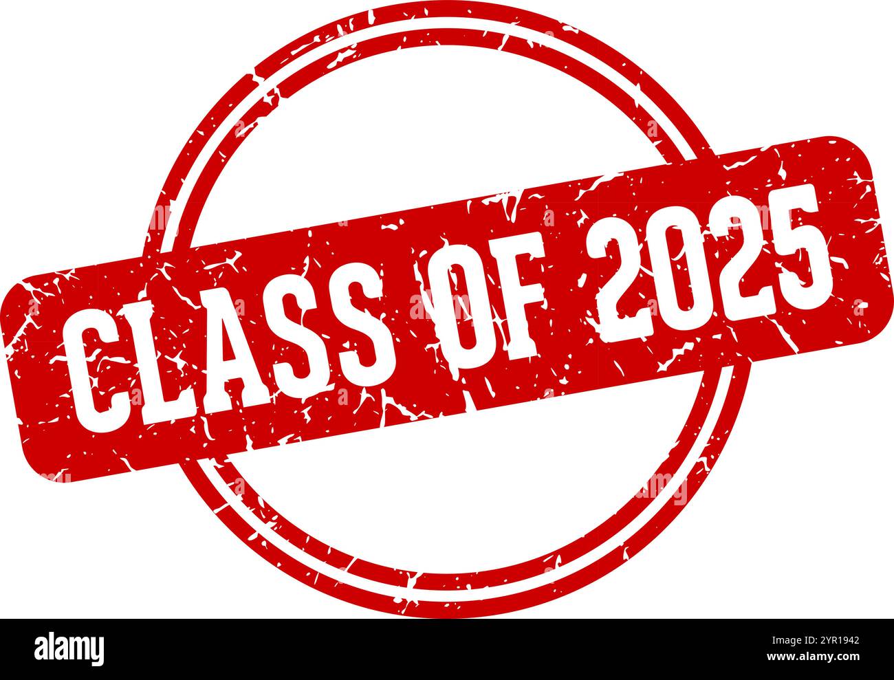 class of 2025 round stamp isolated on transparent background. class of 2025 stamp Stock Vector ...