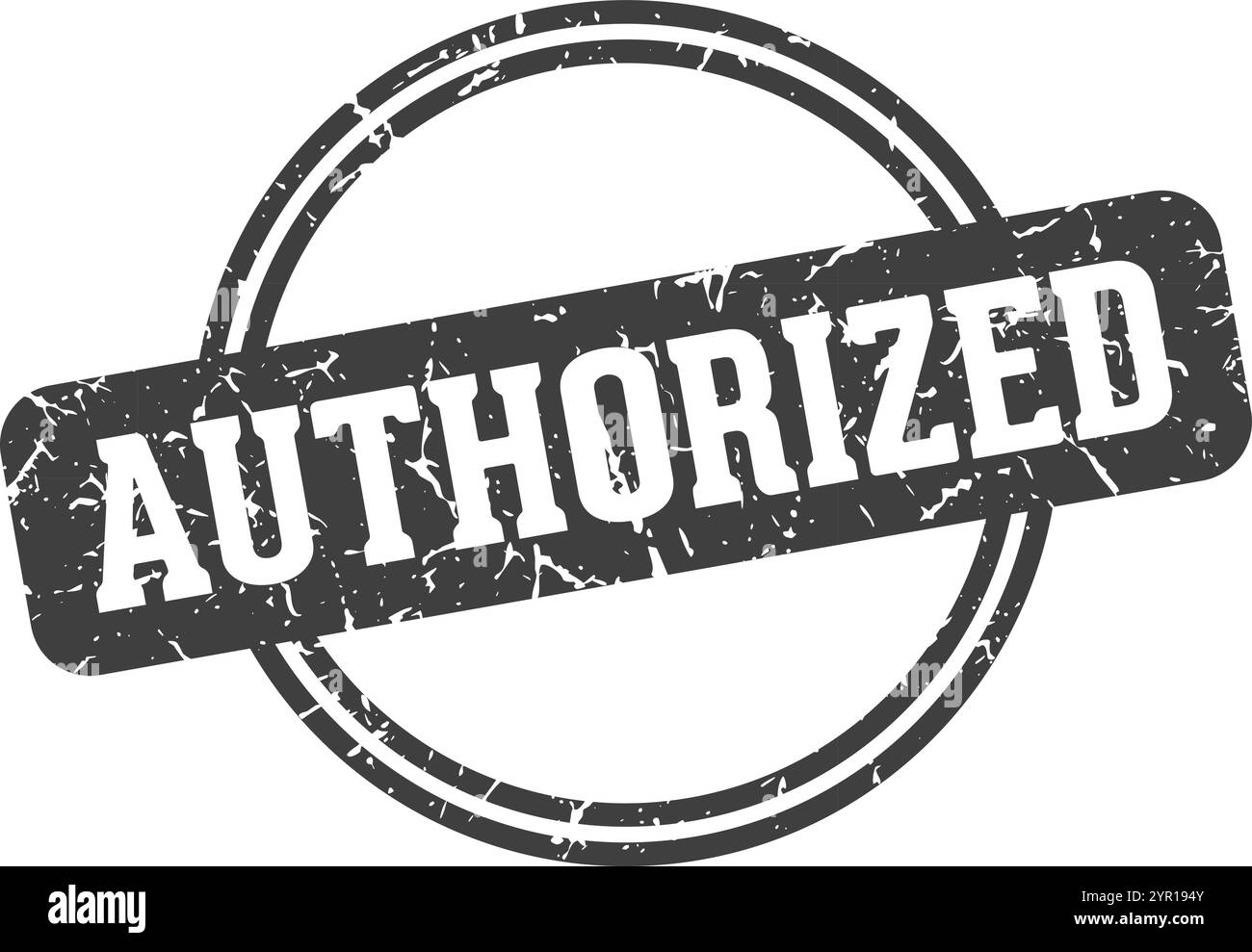 authorized round stamp isolated on transparent background. authorized ...