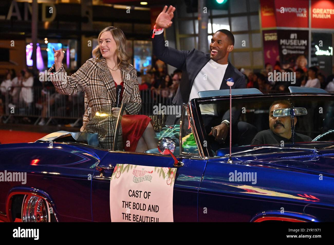 Hollywood, CA USA - December 1, 2024: Annika Noelle, Lawrence Saint ...