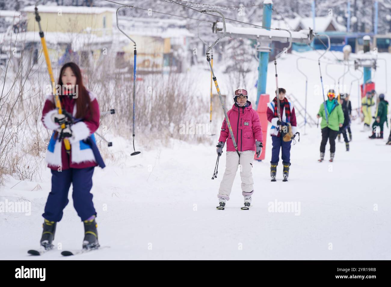 Yichun,China.1st December 2024. The 2024-2025 Yichun Ice and Snow ...