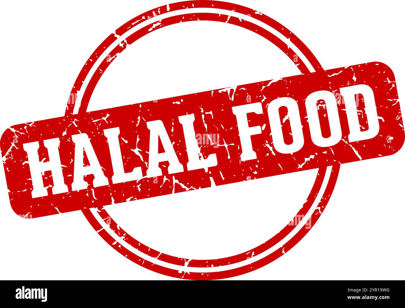 halal food round stamp isolated on transparent background. halal food ...