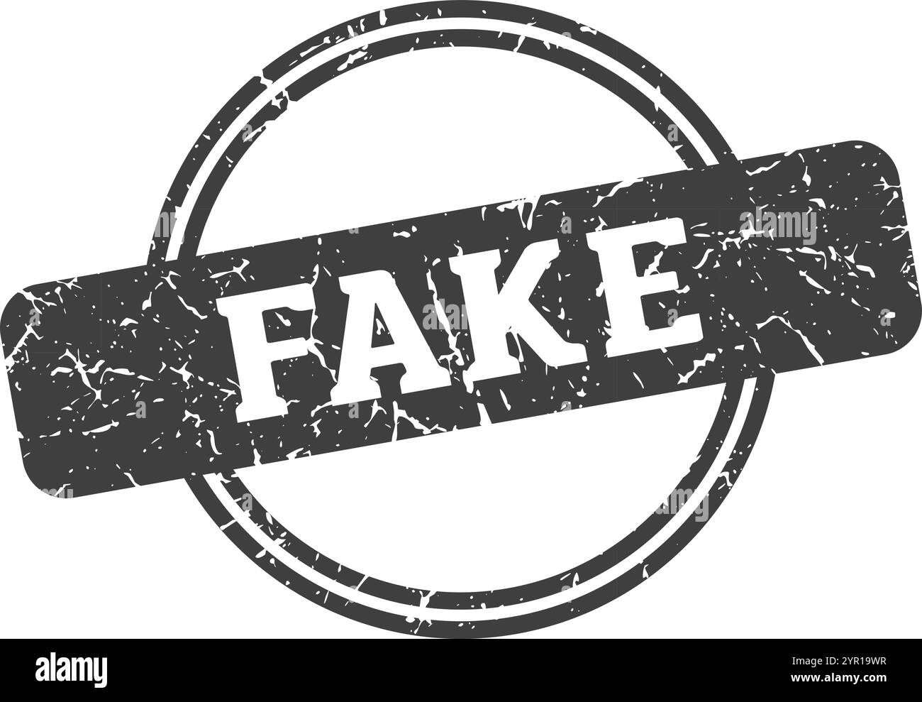 fake round stamp isolated on transparent background. fake stamp Stock ...